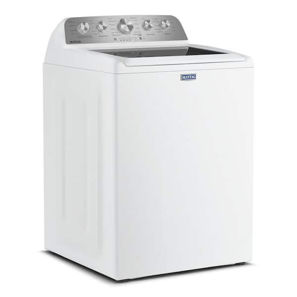 Maytag 4.7 cu. ft. Top Load Washer in White with Pet Pro Option ...