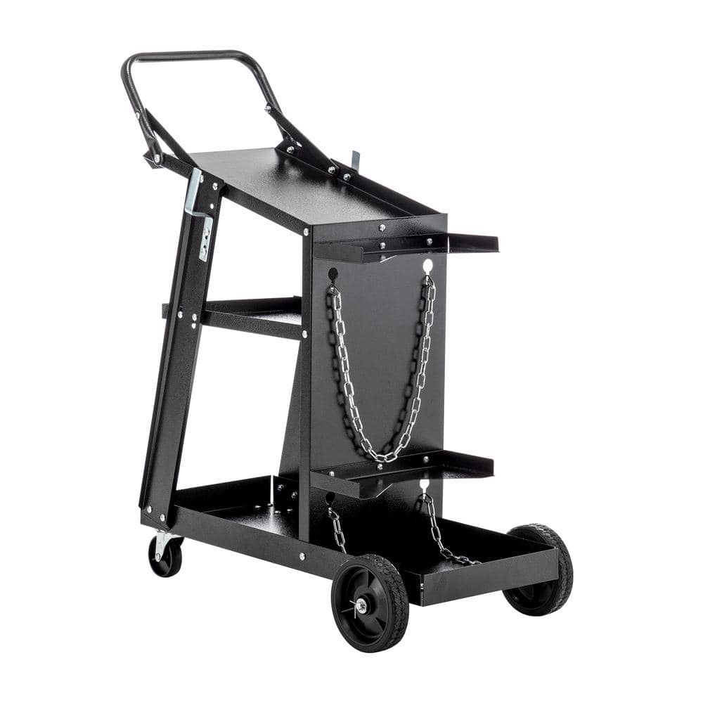 Otryad 3-Tier Heavy Duty Serving Cart, Welding Cart with 400 lbs ...