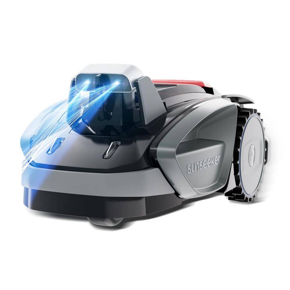 SUNSEEKER V3 Wireless Robot Lawn Mower 8 in. Cutting width 0.15 Acre ...