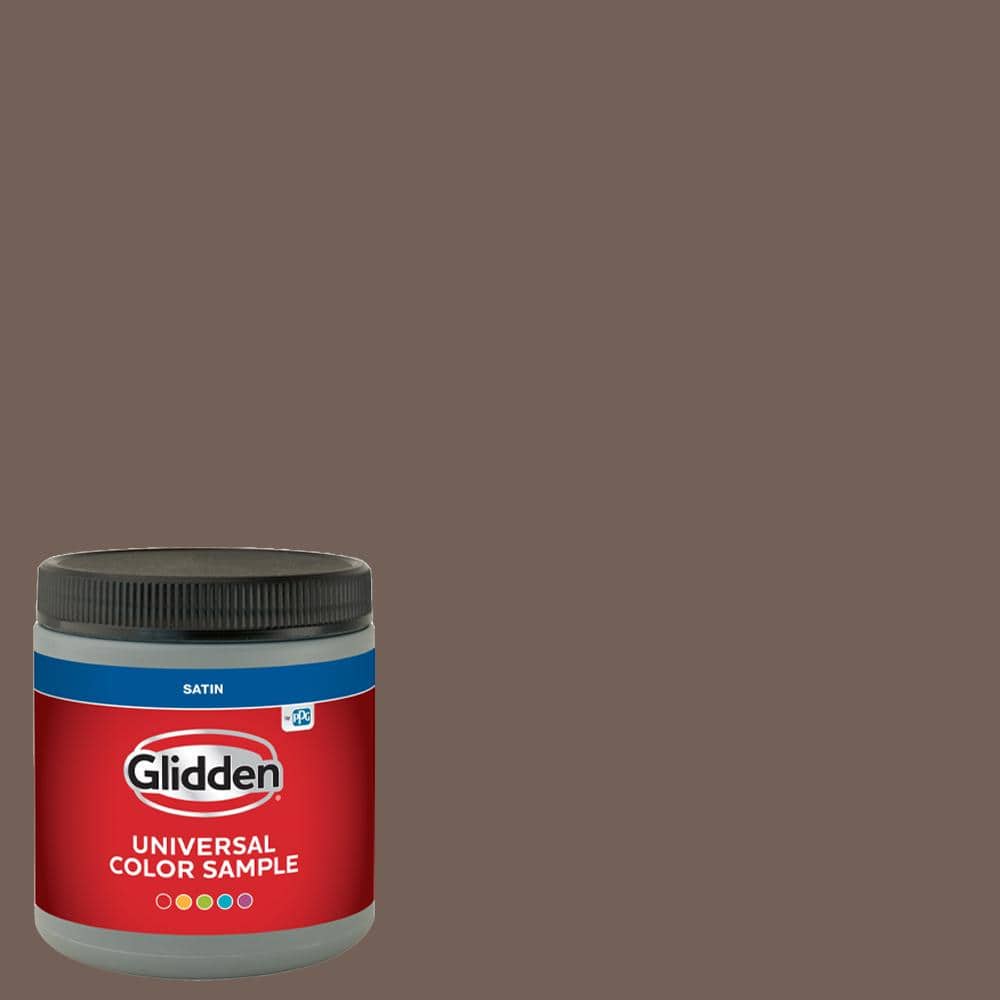 Glidden 8 oz. PPG1075-6 Poppy Pods Satin Interior Paint Sample PPG1075 ...