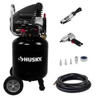 Husky 10 Gal. Portable Electric Air Compressor w/Extra Value Kit