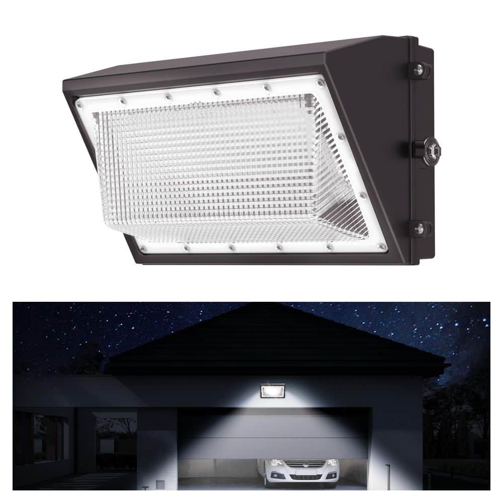 AIKVSXER 1100W Equivalent 25600LM 6000K Outdoor Dusk to Dawn Bronze ...