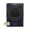 GE 7.8 cu. ft. Smart Front Load Electric Dryer in Sapphire Blue with ...