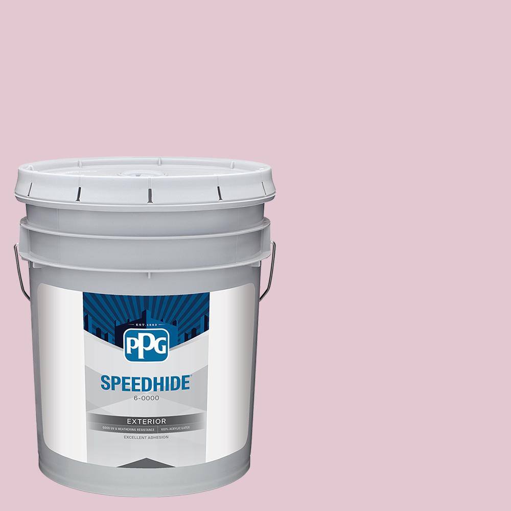 SPEEDHIDE 5 gal. PPG1044-3 Tinted Rosewood Semi-Gloss Exterior Paint ...