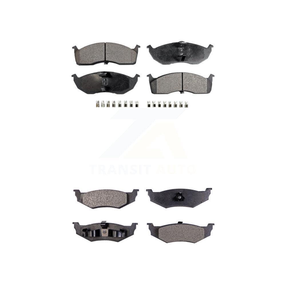TEC Front Rear Ceramic Brake Pads Kit For Neon Dodge Plymouth Chrysler ...