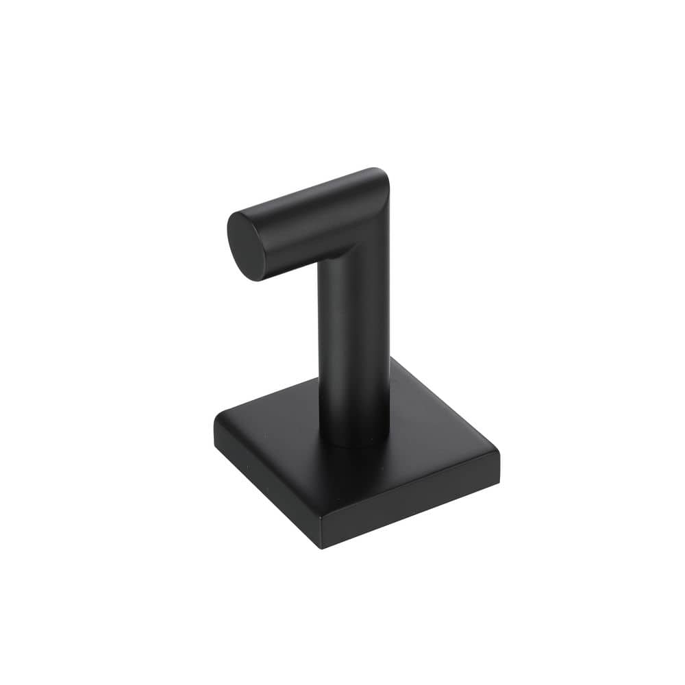 Paradise Bathworks Rapture J-Hook/Robe Hook 1.86 in. Matte Black 70220 ...