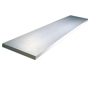 Reviews for Veranda 3/4 in. x 5-1/2 in. x 12 ft. White Reversible PVC ...