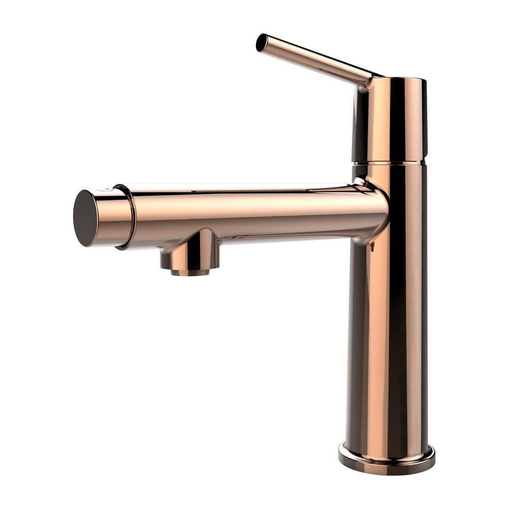 Satico 9.21 in. H Single Handle Single Hole Bathroom Faucet with ...