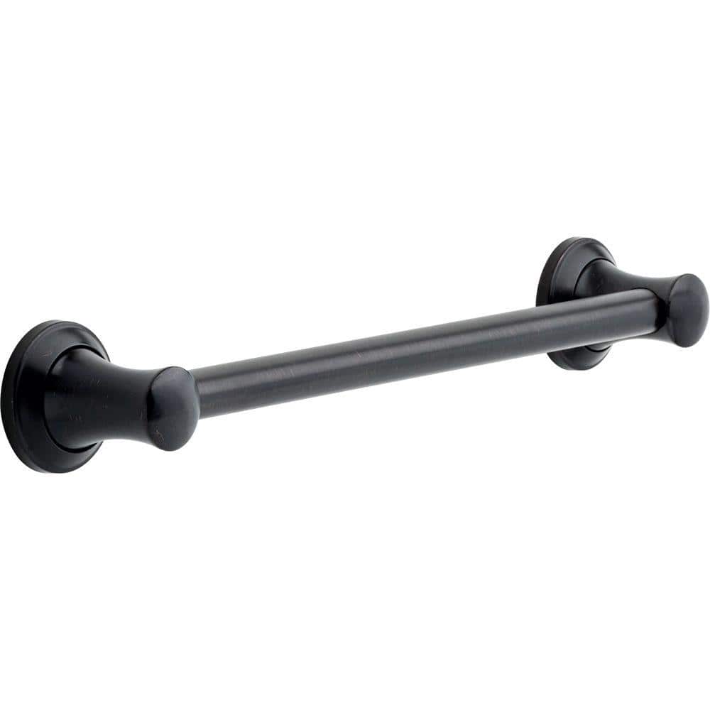 Delta Transitional Decorative ADA 18 in. x 1.25 in. Grab Bar in ...