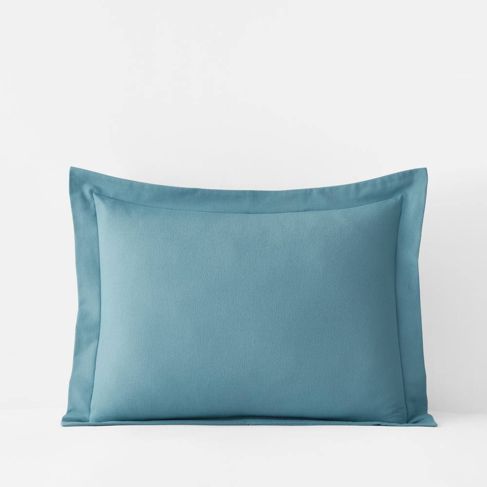 The Company Store Legends Hotel Atlantic Blue Velvet Flannel Standard ...