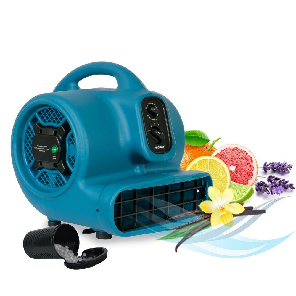 XPOWER 2,000 CFM Scented Air Mover Blower Fan with Negative Ion ...
