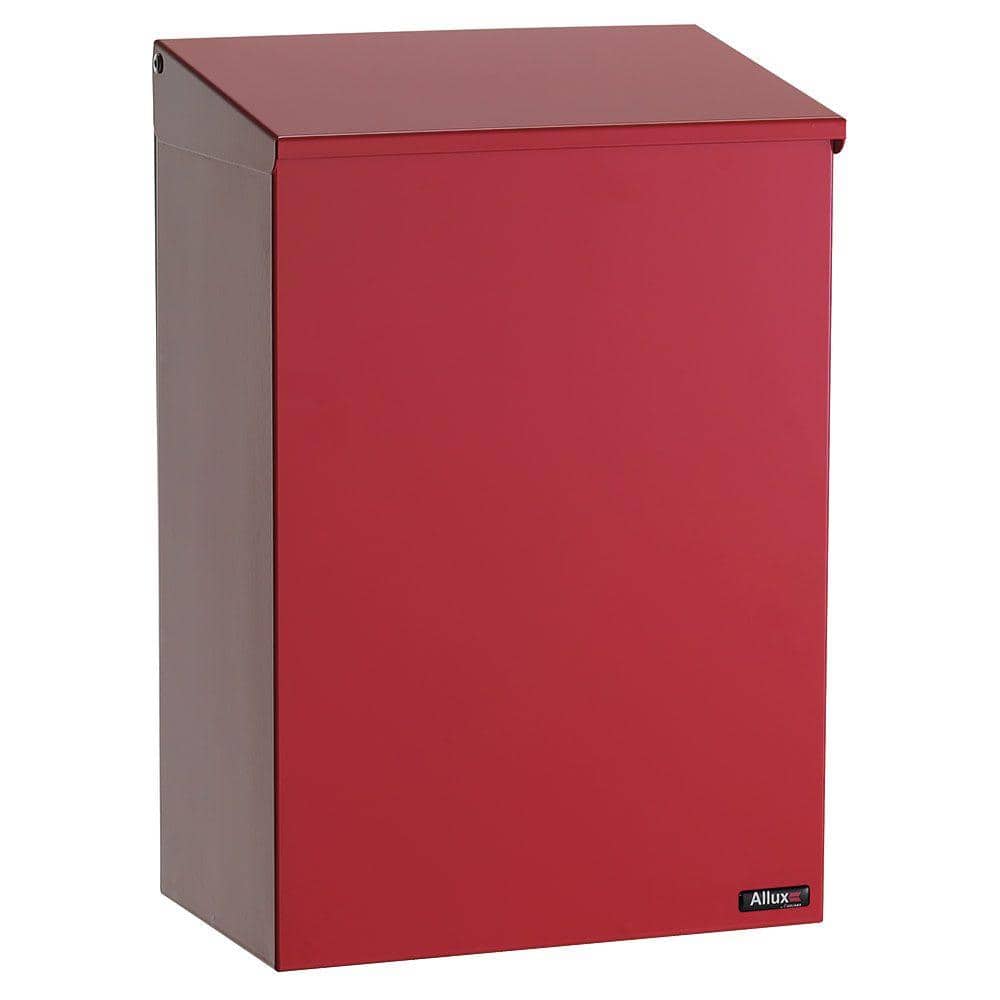 Allux Red Wall-Mount Mailbox ALX-100-RD - The Home Depot
