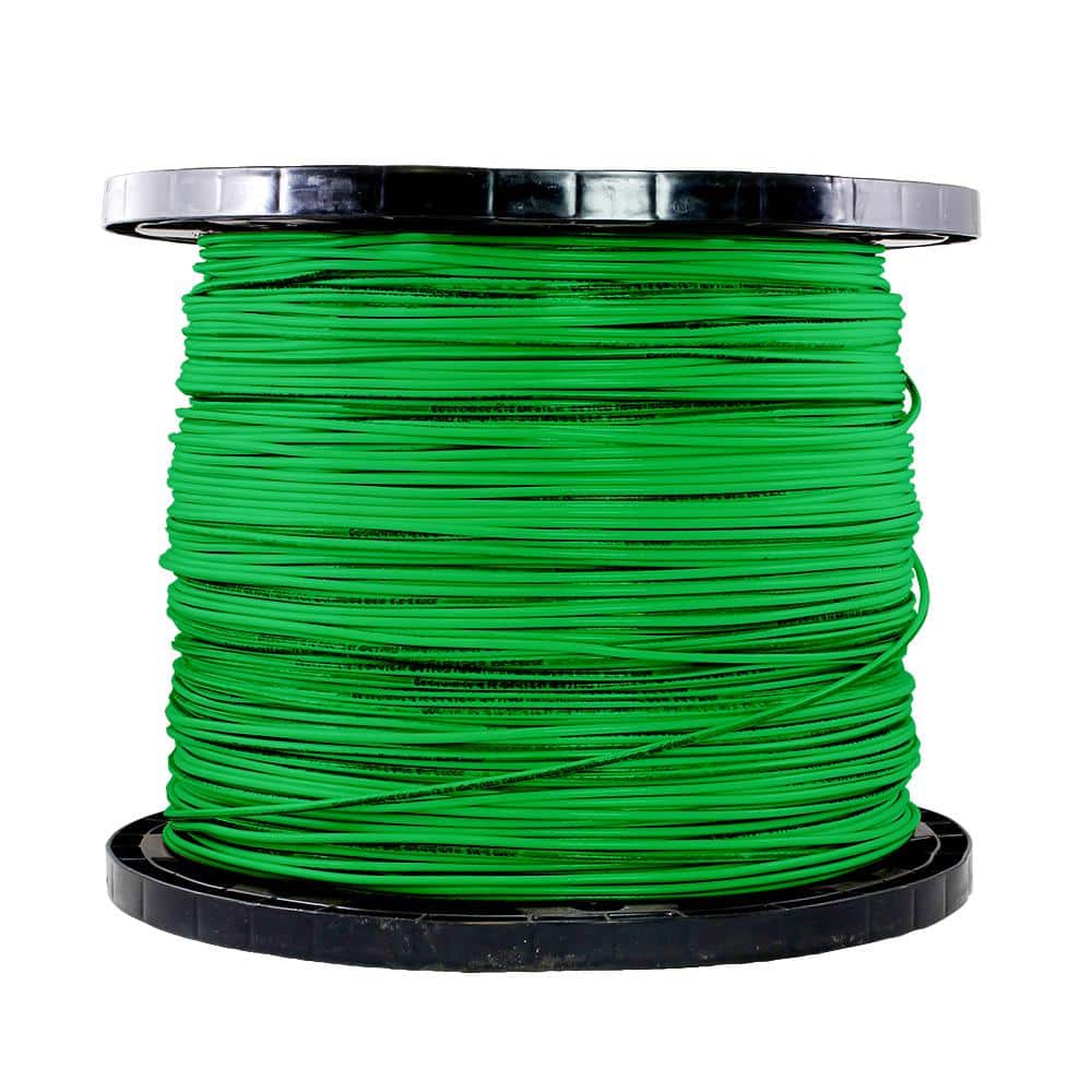 Cerrowire 2,500 ft. 12 Gauge Green Stranded Copper THHN Wire 112-3605M ...
