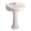 Pegasus Victoria 26 in. Pedestal Combo Bathroom Sink for 8 in ...
