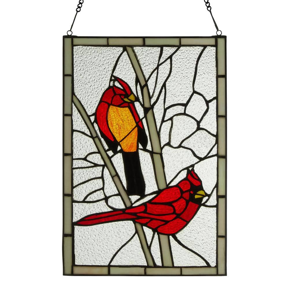 Cardinal Bird Stained Glass Patterns Red Cardinal Stained Glass