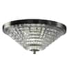 Springdale Lighting Wendy 18-Watt Satin Nickel Integrated LED Ceiling ...