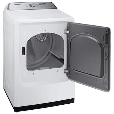 White - Electric Dryers - Dryers - The Home Depot