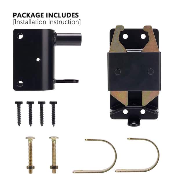 KIWDZFU Steel Heavy Duty 2-Way Farm Gate Latch for Metal Gates ...