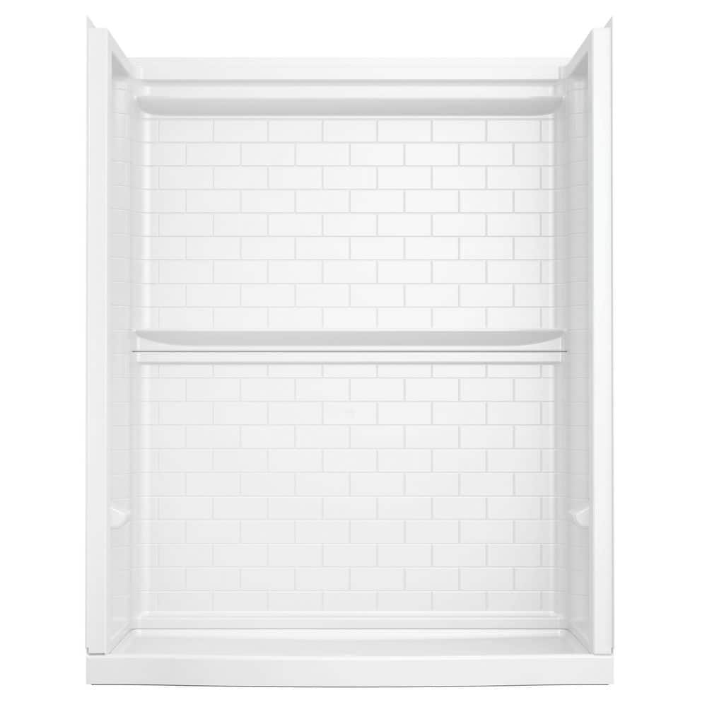 Delta Classic 500 Tile Curve Center Drain 32 in. L x 60 in. W x 71.88 ...