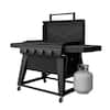 Camp Chef Gridiron 36 Flat Top 4-Burner Propane Griddle Grill in Black ...