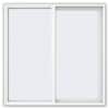 JELD-WEN 47.5 in. x 47.5 in. V-4500 Series White Vinyl Right-Handed ...