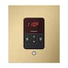 Mr. Steam iTempo Square Steam Shower Control in Satin Brass MSITEMPOSQ ...