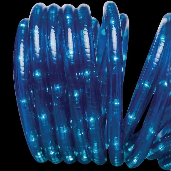 Brite Star 18 ft. 50-Light Blue Mini Rope Light 37-162-00 - The Home Depot