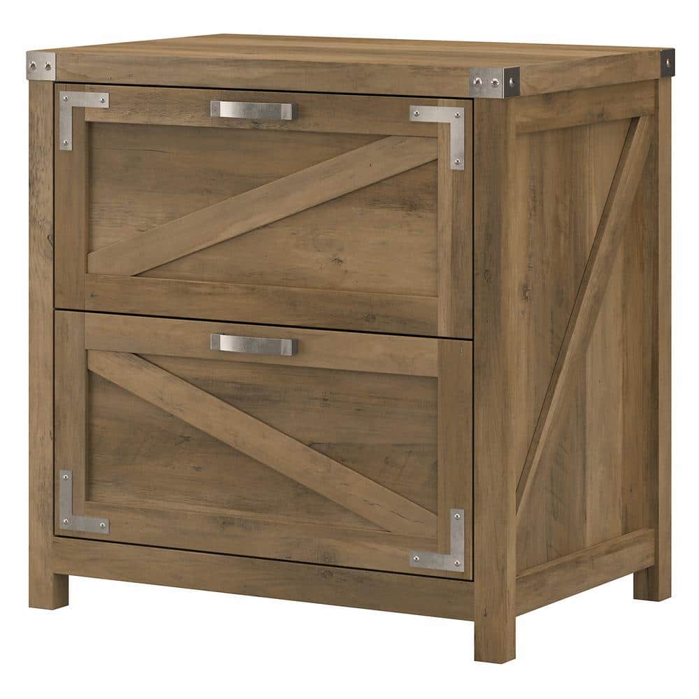 Bush Furniture Cottage Grove Reclaimed Pine 2 Drawer Lateral File ...