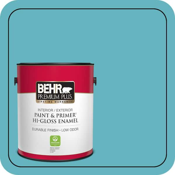 BEHR PREMIUM PLUS 1 gal. #MQ4-51 Adonis Hi-Gloss Enamel Interior ...