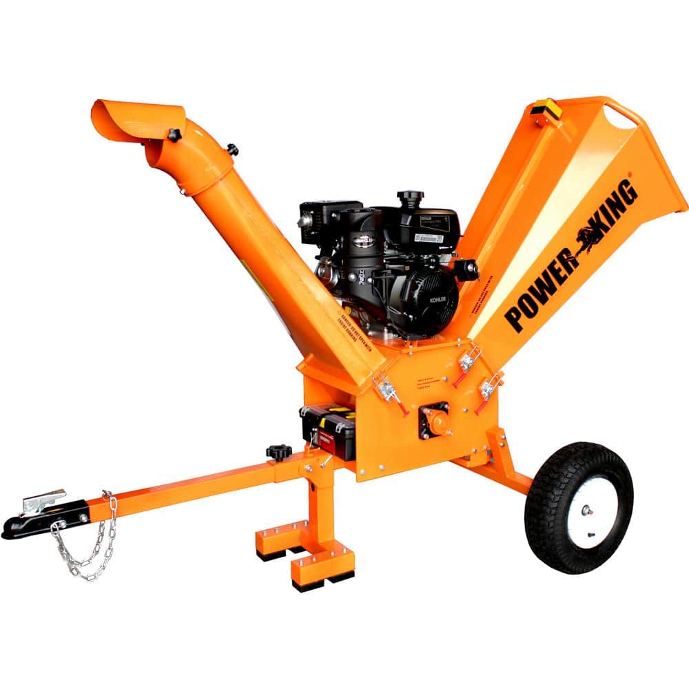 Buy 5 in. 14 HP Gas Powered Commercial Chipper Shredder Kit with ...