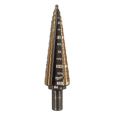 Stainless Steel - Step Drill Bits - Drill Bits - The Home Depot