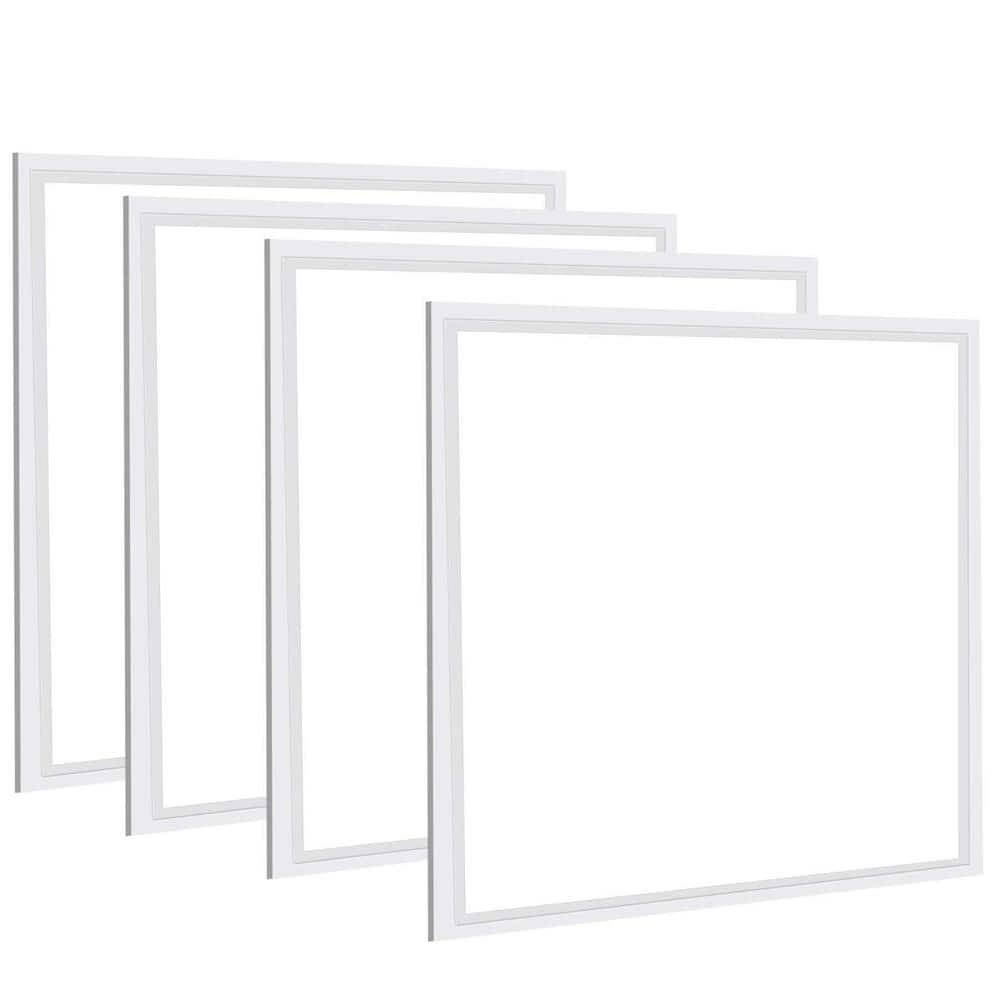 Honbei 2 ft. x 2 ft. 5800 Lumens Integrated LED Panel Light, 5000K 2x2 ...