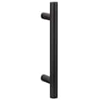Sure-Loc Hardware 12in Modern Flat Black Sliding Barn Door Ladder ...