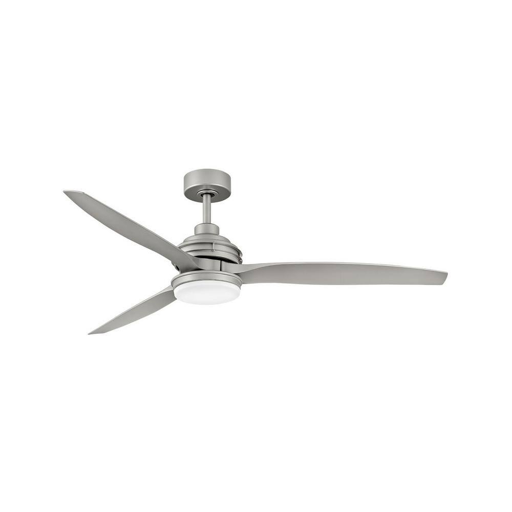 HINKLEY Artiste 60 in. Integrated LED Indoor/Outdoor Brushed Nickel ...