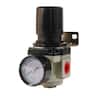 Primefit 1/2 in. Large Body/Hi Flow Air Regulator with Gauge R1203G ...