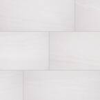 Marazzi EpicClean Milton Arabescato Marble 12 in. x 24 in. Glazed ...