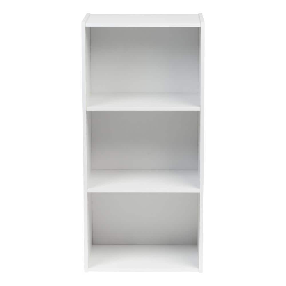 IRIS White 3-Tier Wood Storage Shelf 596315