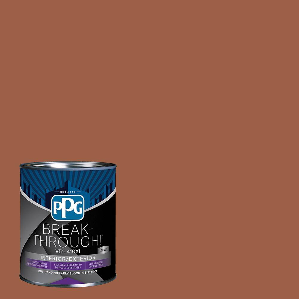 Break-Through! 1 qt. PPG16-30 Muted Copper Satin Door, Trim & Cabinet ...