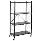 TRINITY EcoStorage 3‐Tier 40.5 in. x 18 in. x 36 in. Cart in Chrome ...