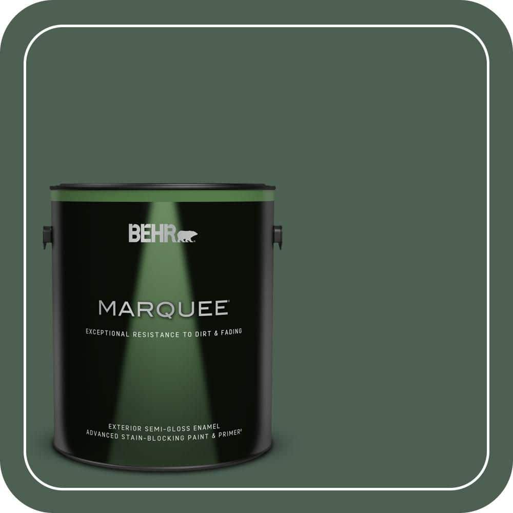 BEHR MARQUEE 1 gal. #PPU11-20 Congo Semi-Gloss Enamel Exterior Paint ...