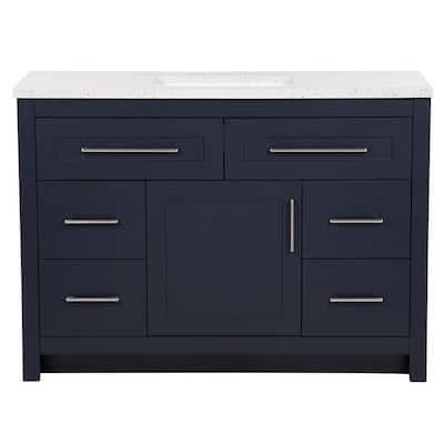 Blue - 48 Inch Vanities - Bathroom Vanities - Bath - The Home Depot