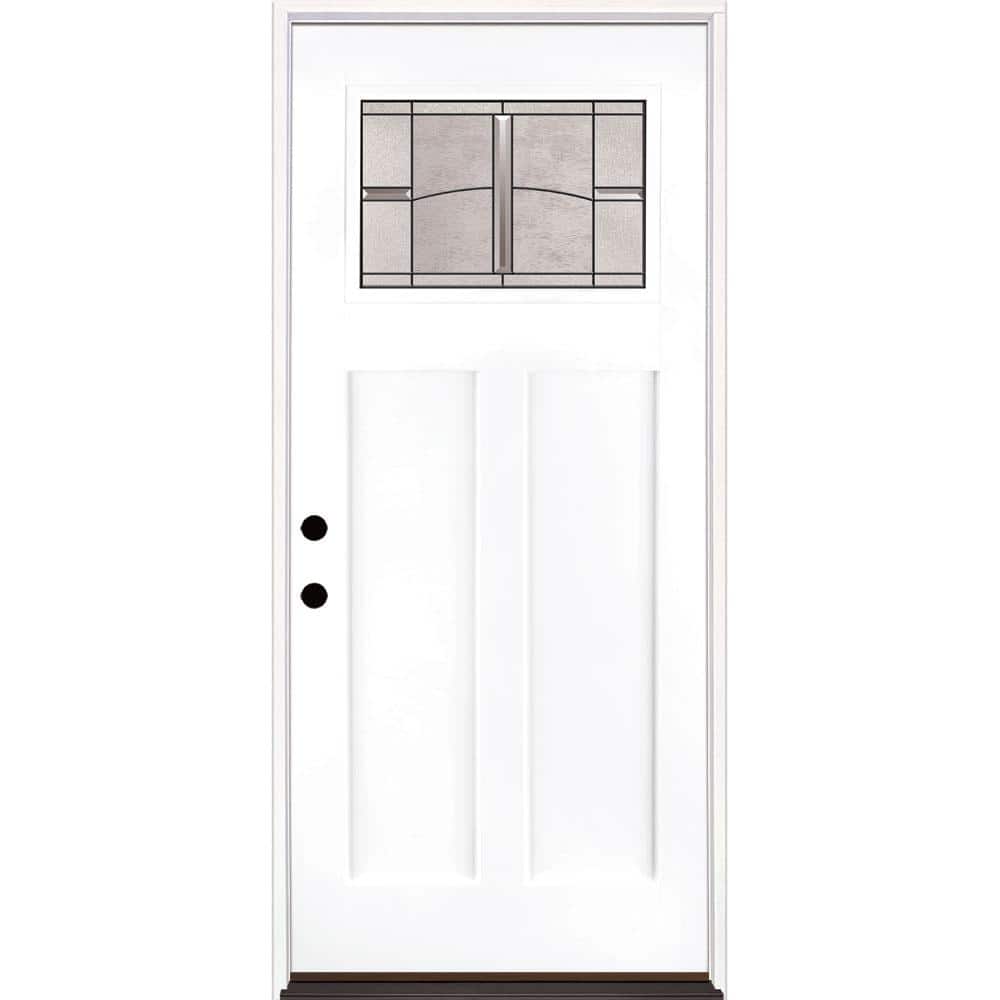 Feather River Doors Tideland 36 in. x 80 in. Right Hand Inswing 1/4 ...