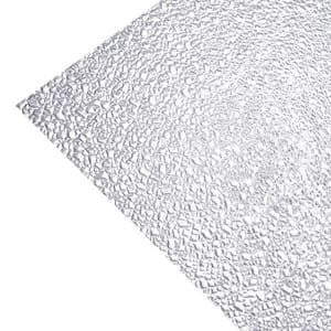 OPTIX 24 in. x 24 in. Clear Prismatic Acrylic Lighting Panel (5-Pack ...