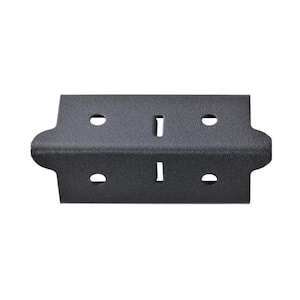 Muscle Rack 4-Pack Steel Post Coupling Outer in Grey (4 in. H x 1.375 ...