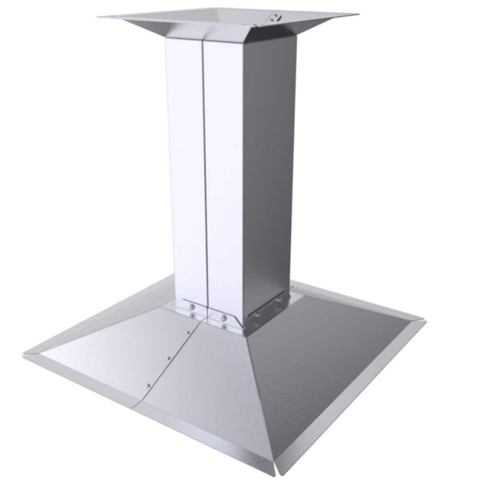 Sunstone 22 in. x 21.5 in. x 6 in. 304 Stainless Steal Post Fixture ...