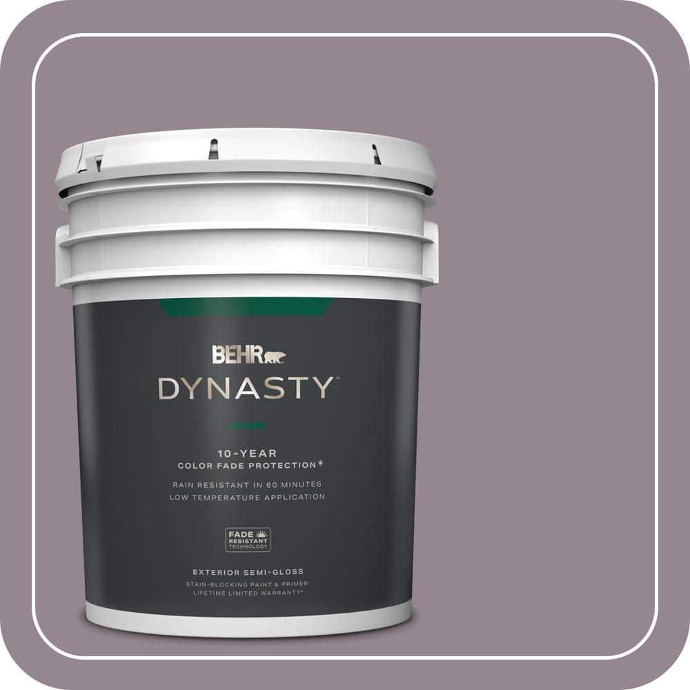BEHR DYNASTY 5 gal. #MQ1-32 Cinema Screen Semi-Gloss Enamel Exterior ...