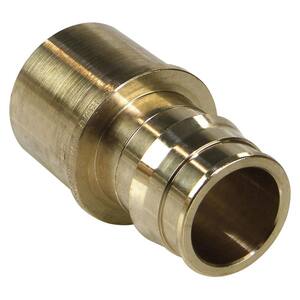 Uponor ProPEX 1/2 in. PEX-A Expansion Barb x 1/2 in. Copper Lead-Free Brass Female Sweat Adapter ...
