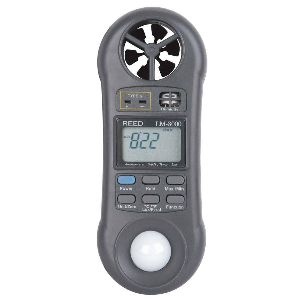 REED Instruments Multi-Function Environmental Meter LM-8000 - The Home ...