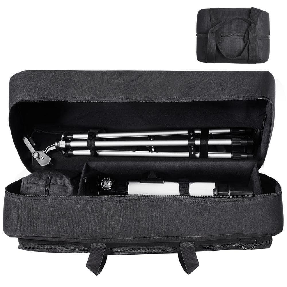 VEVOR 30in. Black Telescope Case Telescope Storage Bag with Fixed ...