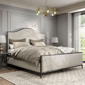 Furniture of America Parto Gray Modern Forged Metal Frame Full ...
